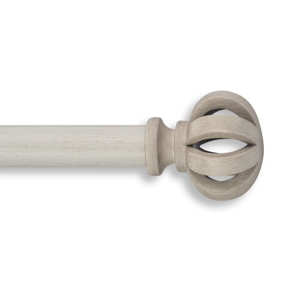 MODE Cambria Designer Series Farmhouse Wooden Birdcage 1 1/8 Inch Dia. Fixed Length Rod Set ...